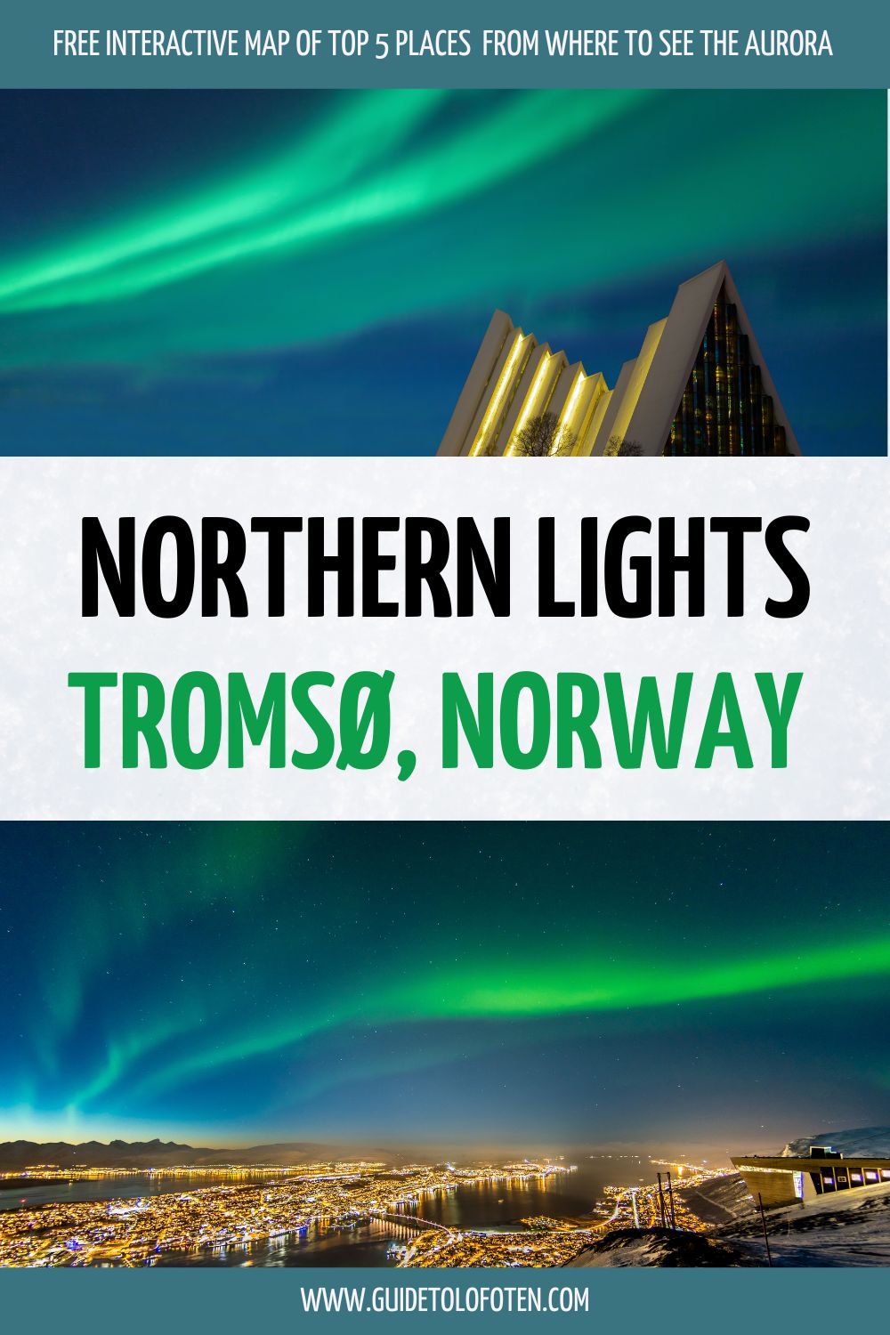 Map of Tromso - Winter edition | Guide to Lofoten