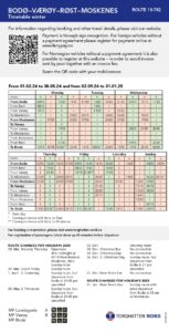 Bodo-Lofoten Ferry: Timetable, Prices & Online Reservation (2024)