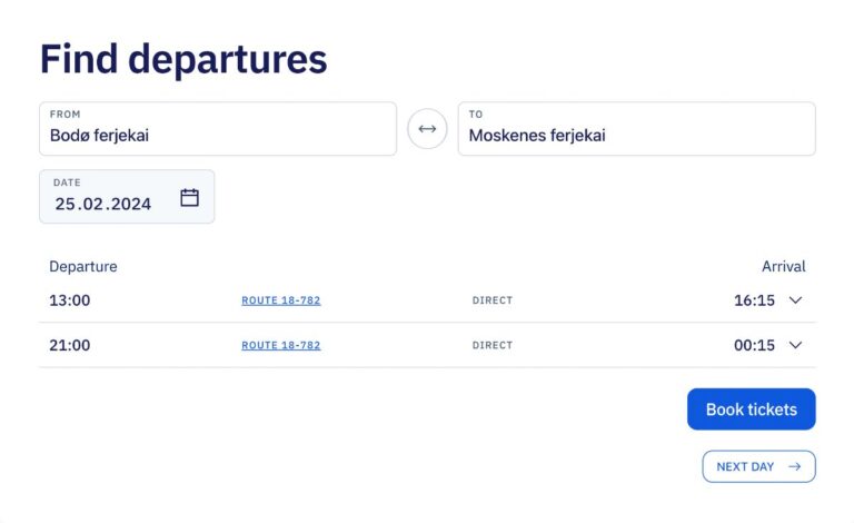 Bodo-Lofoten Ferry: Timetable, Prices & Online Reservation (2024)